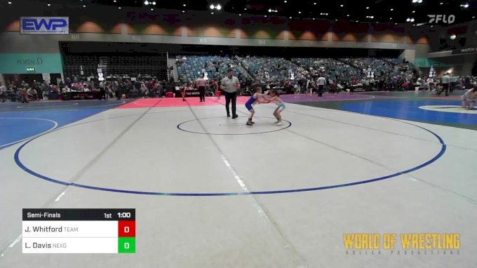 47 lbs Semifinal - Jayzie Whitford, TEAM PRIDE ACADEMY vs Lea Davis ...