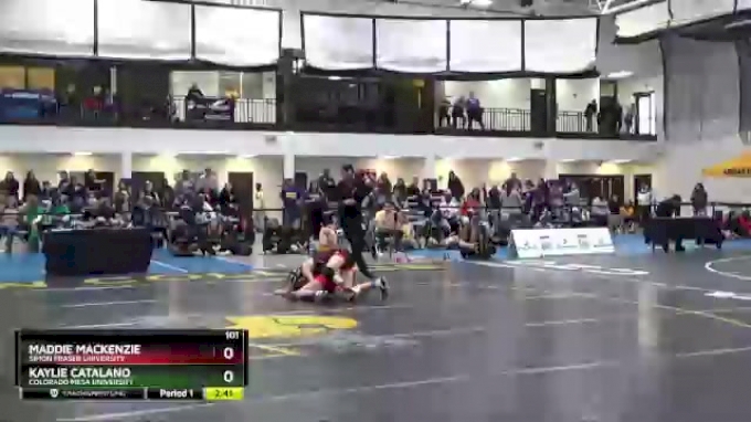 101 lbs Champ. Round 2 - Kaylie Catalano, Colorado Mesa University vs ...