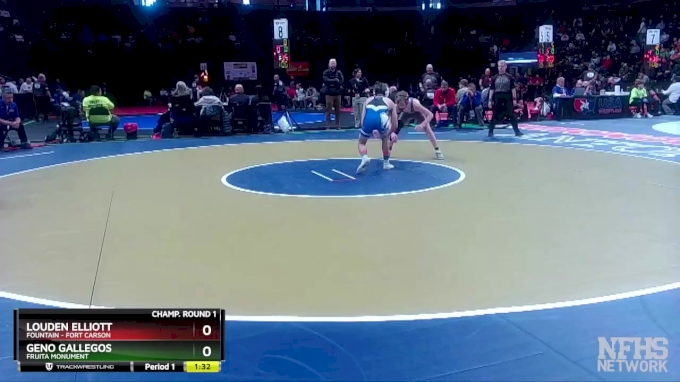 106-5A Champ. Round 1 - Louden Elliott, Fountain - Fort Carson vs Geno ...