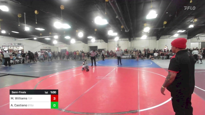 78 lbs Semifinal - Malcolm Williams, Top Rank vs Azul Castiano, Stout ...