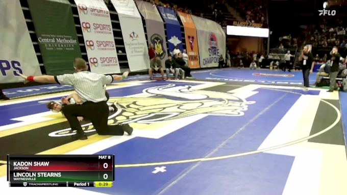 120 Class 4 lbs Cons. Round 1 - Lincoln Stearns, Waynesville vs Kadon ...