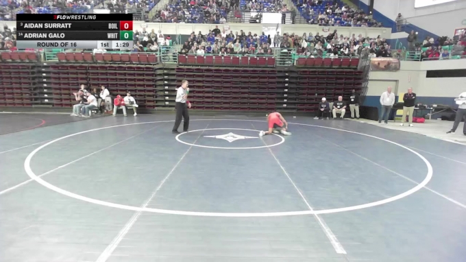 132 lbs Round Of 16 - Aidan Surratt, Boiling Springs vs Adrian Galo ...