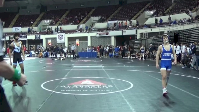 138 Elite Varsity Champ. Round 1 - Jp Webre, Jesuit vs Kyle Fairless ...