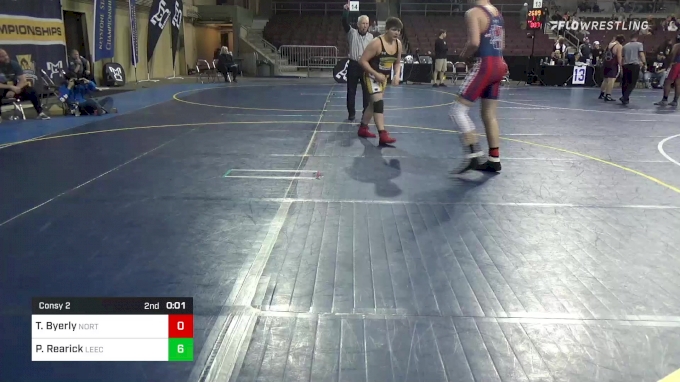 87 lbs Consy 2 - Nick Horton, Conestoga Valley vs Landon Krupka ...