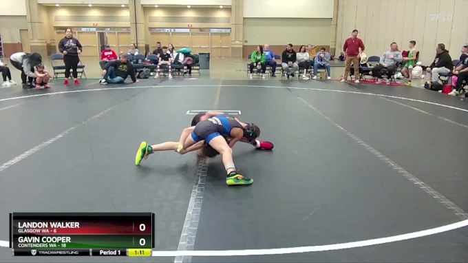 64 lbs Round 7 (8 Team) - Gavin Cooper, Contenders WA vs Landon Walker ...