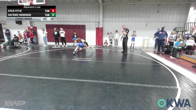 80 lbs Consolation - Axle Kyle, Team Guthrie Wrestling vs Hayden ...