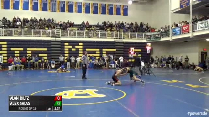 113 Round of 16 - Alan Diltz, Benton vs Alex Salas, Pine Richland