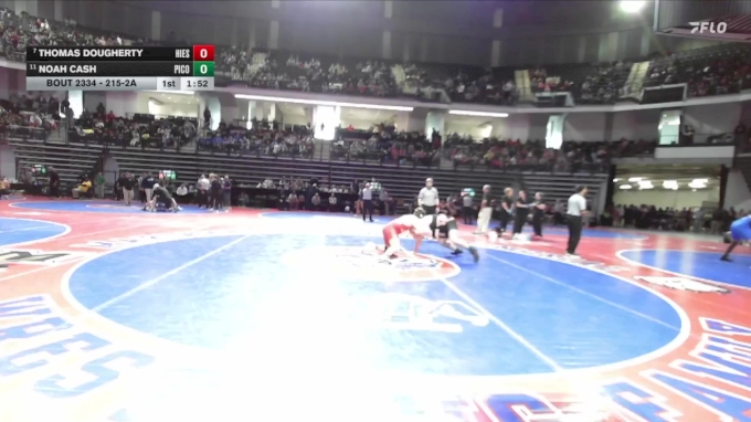 215-2A Semifinal - Noah Cash, Pike County vs Thomas Dougherty, Holy ...