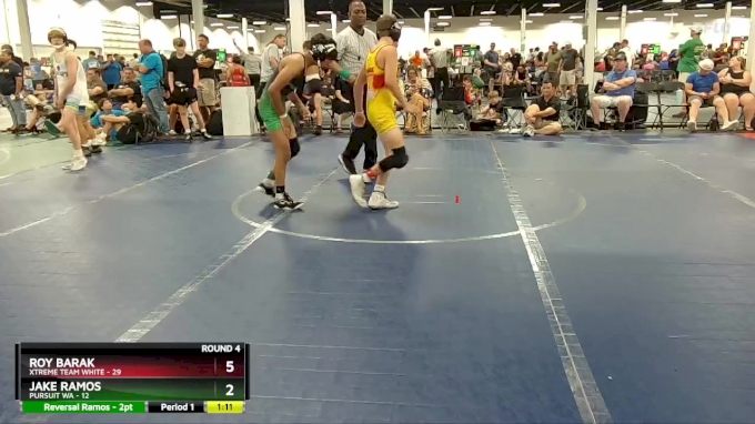 105 lbs Round 4 (6 Team) - Jake Ramos, Pursuit WA vs Roy Barak, Xtreme ...