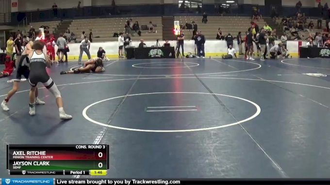 105 lbs Cons. Round 3 - Axel Ritchie, Minion Training Center vs Jayson ...