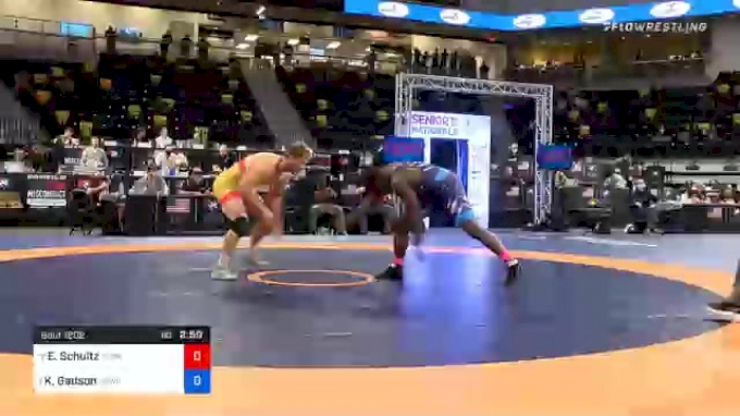 97 kg Quarterfinal - Eric Schultz, Nebraska Wrestling Training Center ...