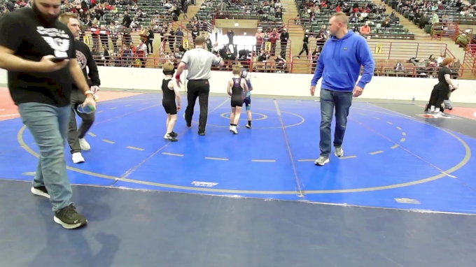 60 lbs Rr Rnd 4 - Ryan McHan, Junior Indian Wrestling vs Lawson Denzer ...