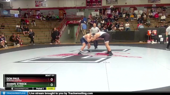 285 lbs Semifinal - Shawn Streck, Central Oklahoma vs Don Paul ...