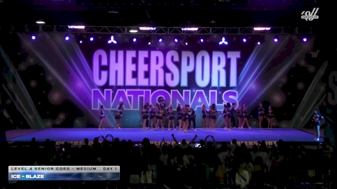 ICE - BLAZE [2026 L4 Senior Coed - Medium Day 1] 2026 CHEERSPORT ...
