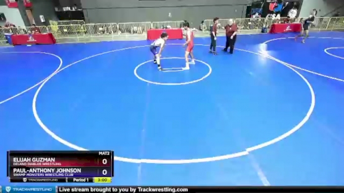 160 lbs Champ. Round 3 - Elijah Guzman, Delano Diablos Wrestling vs ...