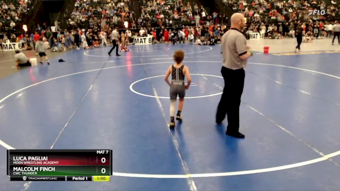 70 lbs Quarterfinal - Luca Pagliai, Moen Wrestling Academy vs Malcolm ...