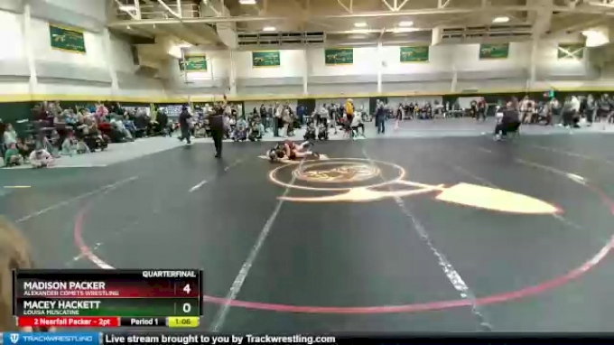 Quarterfinal - Macey Hackett, Louisa Muscatine vs Madison Packer ...