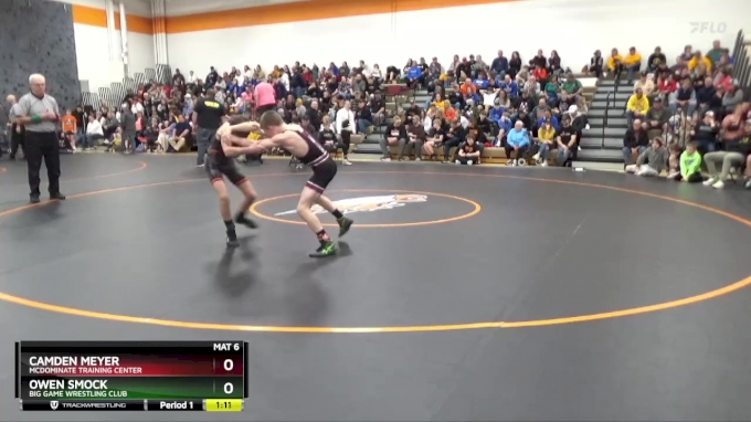 95 lbs Cons. Round 3 - Camden Meyer, McDominate Training Center vs Owen Smock, Big Game ...