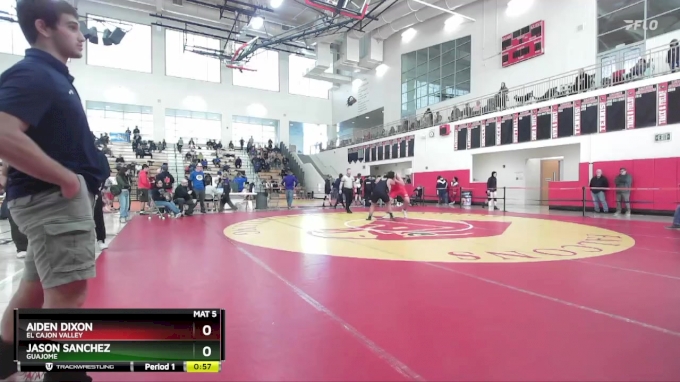 285 lbs Cons. Round 4 - Jason Sanchez, Guajome vs Aiden Dixon, El Cajon ...