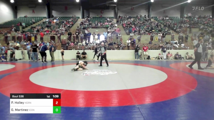 76 lbs Quarterfinal - Patten Holley, Hornet Wrestling Club vs Gabriel ...