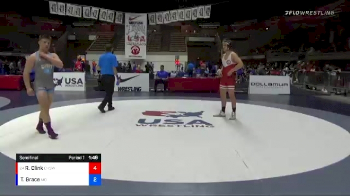 160 lbs Semifinal - Ryan Clink, Chico High School Wrestling vs Travis ...