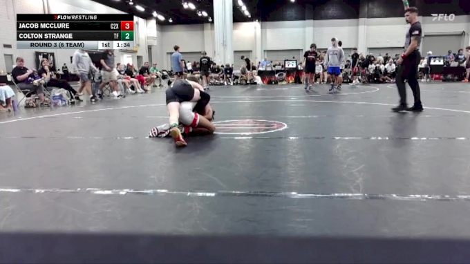 106 lbs Round 3 (6 Team) - Jacob McClure, C2X Academy vs Colton Strange ...