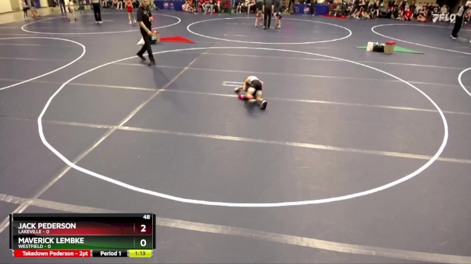 48 lbs Round 3 (4 Team) - Jack Pederson, Lakeville vs Maverick Lembke ...