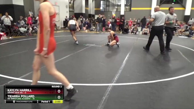 118 lbs Round 2 (6 Team) - Kaylyn Harrill, Grand View WC vs Tiearra ...