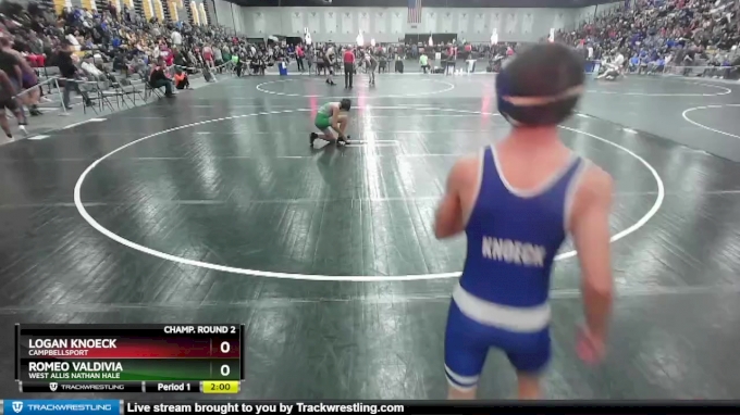 106 lbs Champ. Round 2 - Romeo Valdivia, West Allis Nathan Hale vs ...