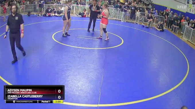 155 lbs Round 1 - Adysen Maupin, The Factory Wrestling Club vs Izabella ...