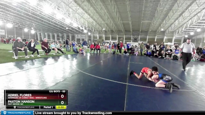 63 lbs Cons. Semi - Paxton Hanson, Mat Demon WC vs Adriel Flores ...