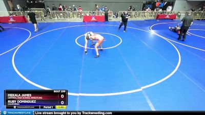 127 lbs Quarterfinal - Mekala James, Central High School Wrestling vs ...