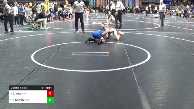 85 lbs Quarterfinal - Jake Vogt, Ringgold vs Raeion Shirley, Erie ...