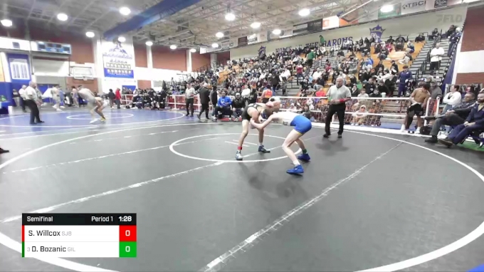 106 lbs Semifinal - Dominic Bozanic, Gilroy vs Sean Willcox, St. John Bosco