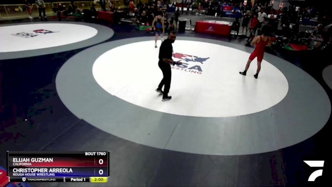132 lbs Cons. Round 7 - Elijah Guzman, California vs Christopher ...