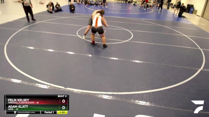 235 lbs Quarterfinals (8 Team) - Adam Klatt, ANML vs Felix Kelsey ...