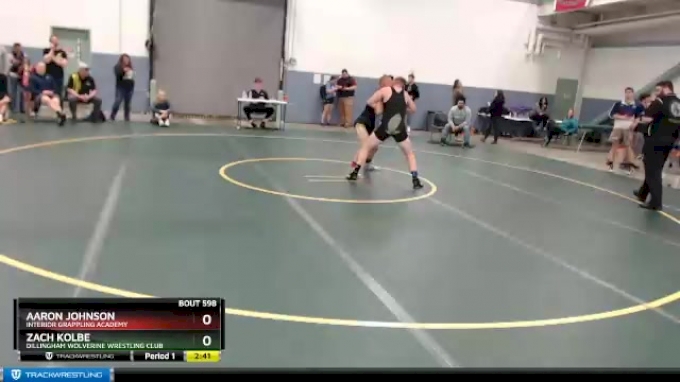 152 lbs Round 2 - Aaron Johnson, INTERIOR GRAPPLING ACADEMY vs Zach ...