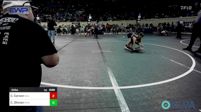 60 lbs Quarterfinal - Callan Carson, Salina Wrestling Club vs Charles ...