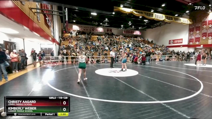 119-128 lbs Cons. Semi - Kimberly Weber, Lander Middle School vs ...