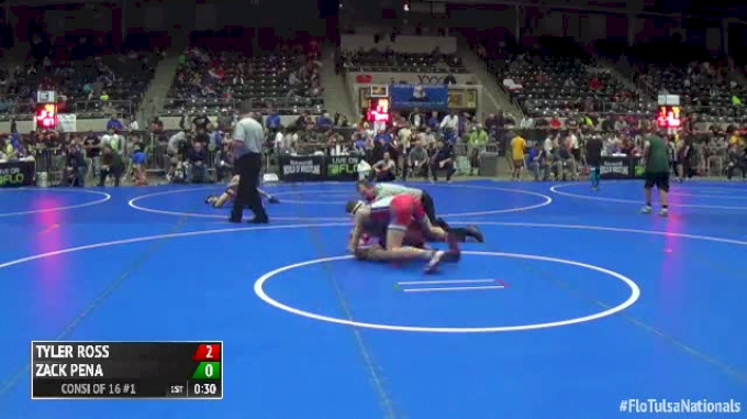 115 Consi of 16 #1 - Tyler Ross, Greater Heights Wrestling vs Zack Pena ...