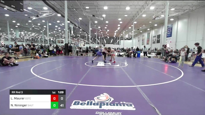 147 lbs Rr Rnd 3 - Logan Maurer, D3 Training Center vs Noah Nininger ...