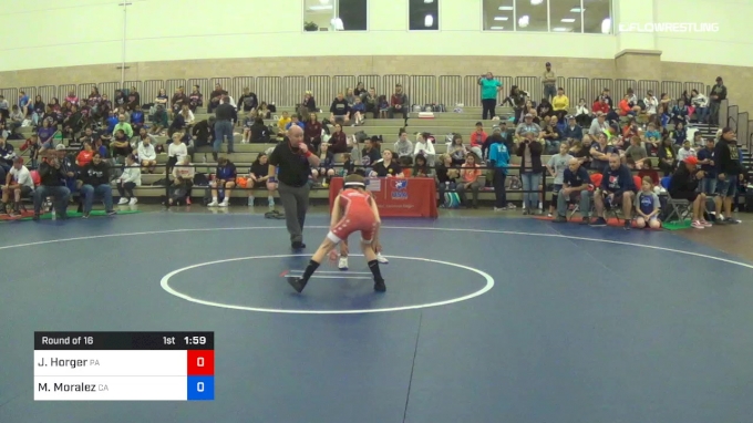 70 lbs Round Of 16 - Julia Horger, Team Pennsylvania vs Megan Moralez ...
