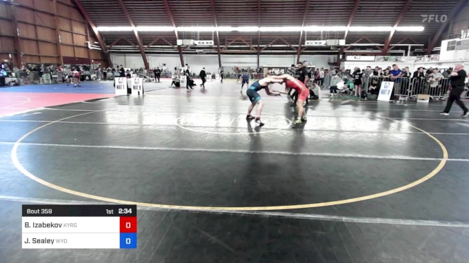 160A lbs Semifinal - Bekbol Izabekov, Kyrgy vs Joseph Sealey, Wyoming ...