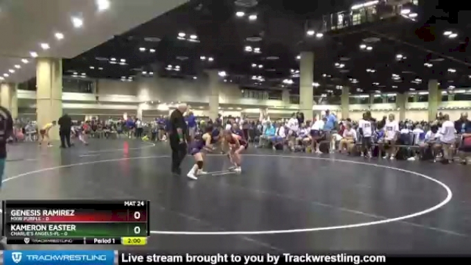 100 lbs Quarters & Wb (16 Team) - Genesis Ramirez, MXW Purple vs ...