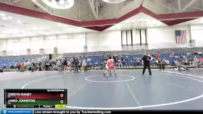 120 lbs Quarterfinal - Jordyn Raney, KY vs Jared Johnston, OH