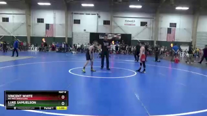 100 lbs Cons. Round 1 - Vincent White, Big Red Wrestling vs Luke ...