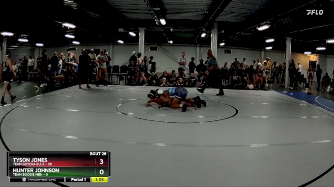 100 lbs Round 7 (8 Team) - Hunter Johnson, Team Boogie Men vs Tyson ...