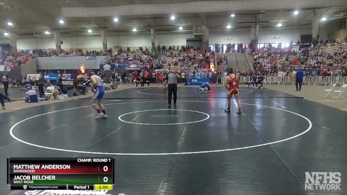 AA 157 lbs Champ. Round 1 - Matthew Anderson, Ravenwood vs Jacob ...