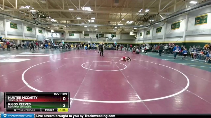 55 lbs Champ. Round 1 - Riggs Reeves, Governor Wrestling vs Hunter ...