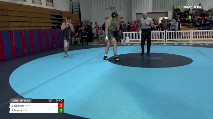 160 lbs Consi of 8 #2 - Justin Guzman, St. Peter's vs Frank Monte, St ...